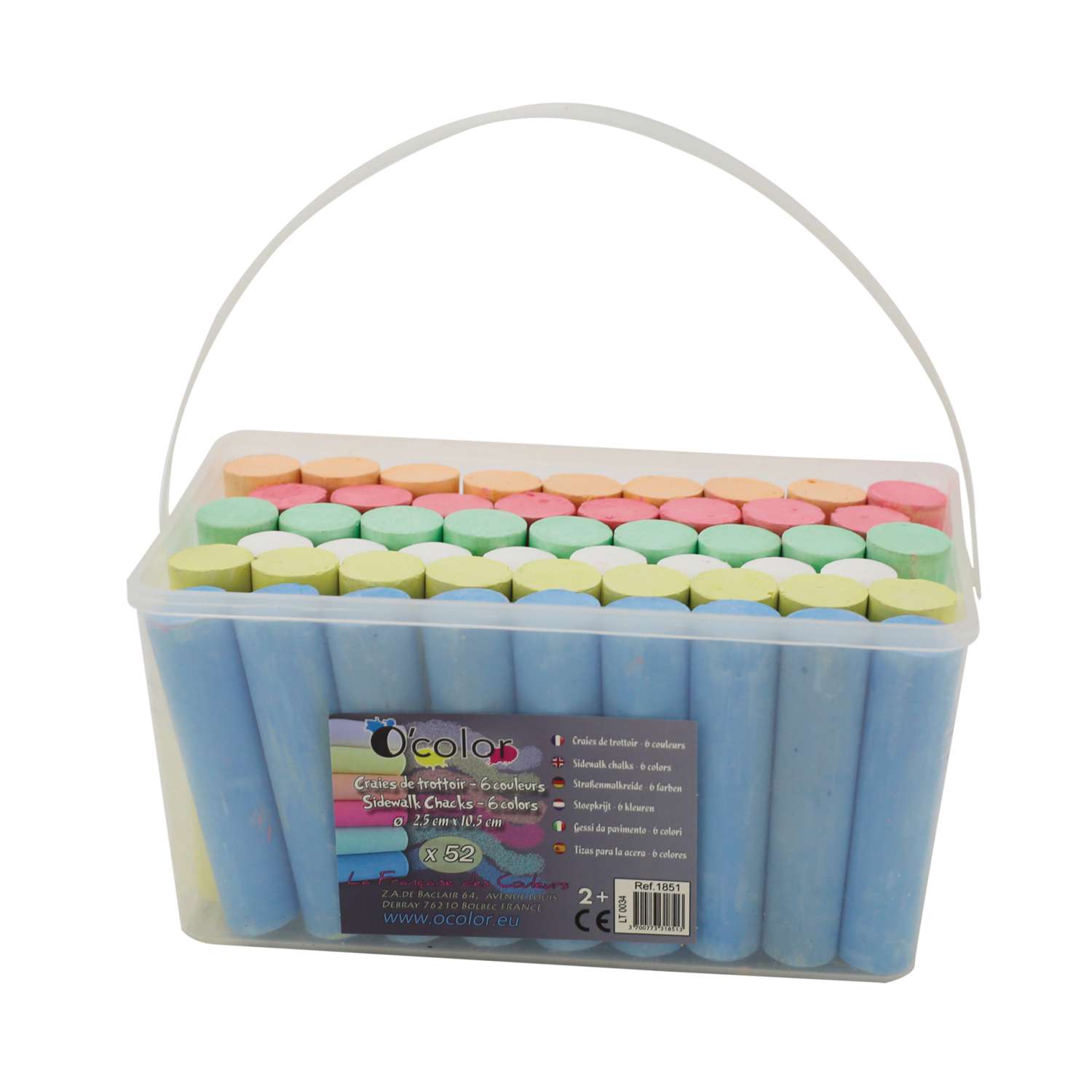 O'color | Sidewalk Chalk — packs | 50,000+ Art Supplies | Your Art ...