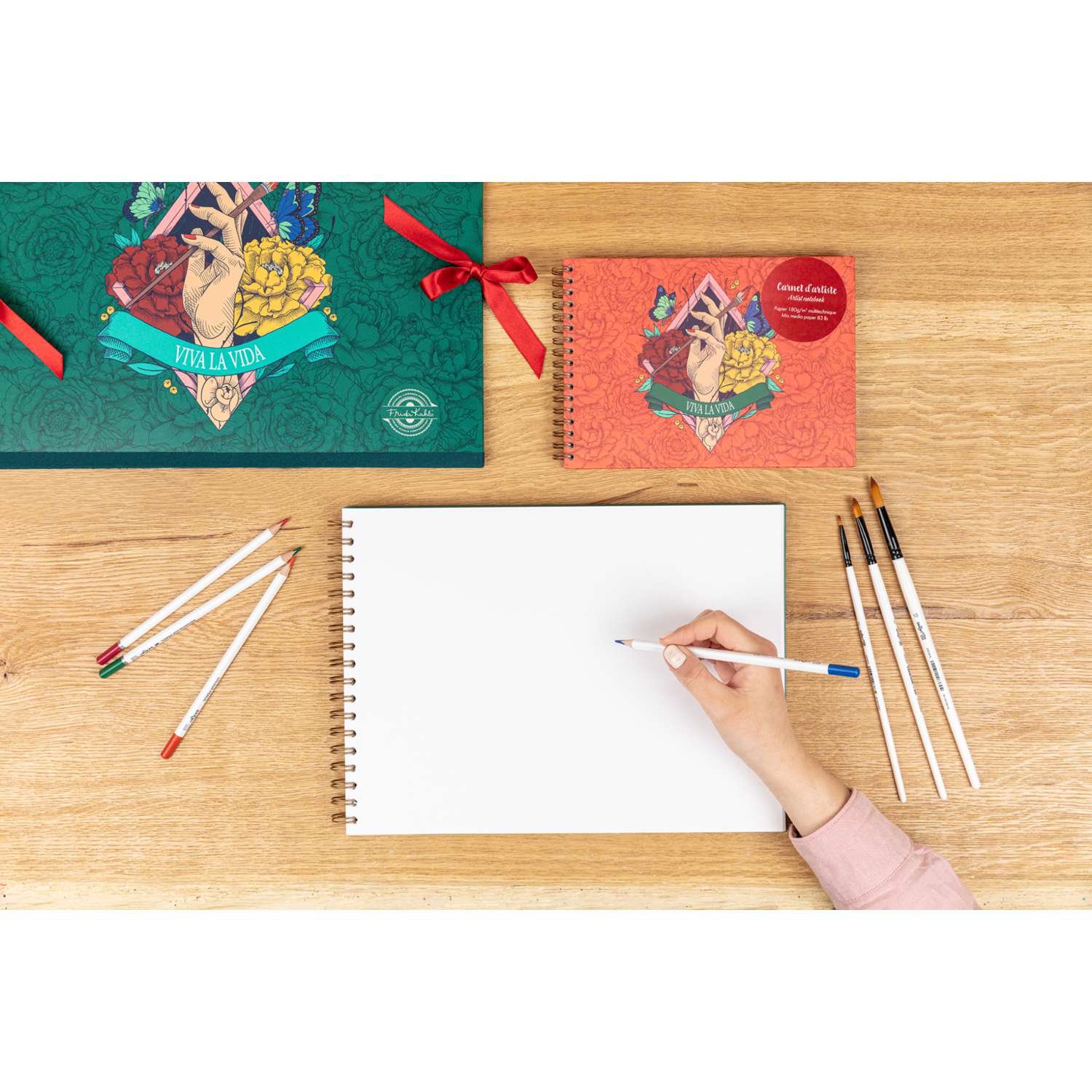 Clairefontaine | Frida Kahlo collection — artists notebooks | 50,000 ...