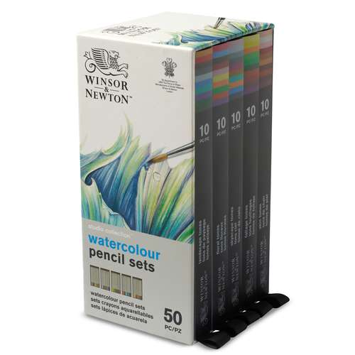 WINSOR & NEWTON™ | Studio Collection Watercolour pencil set — 50 ...